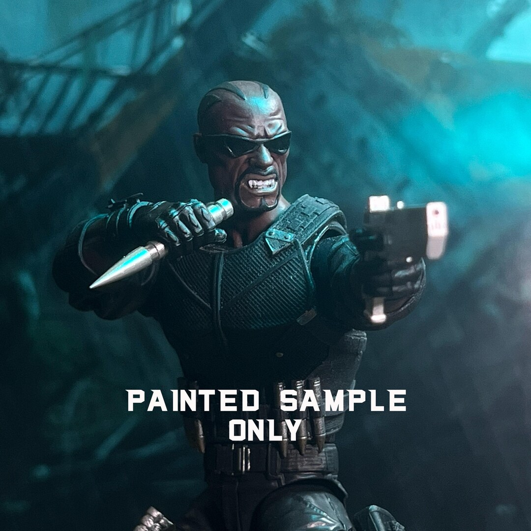 Exclusive Modern Blood Frenzy Daywalker Vampire Hunter Head Custom 3D ...