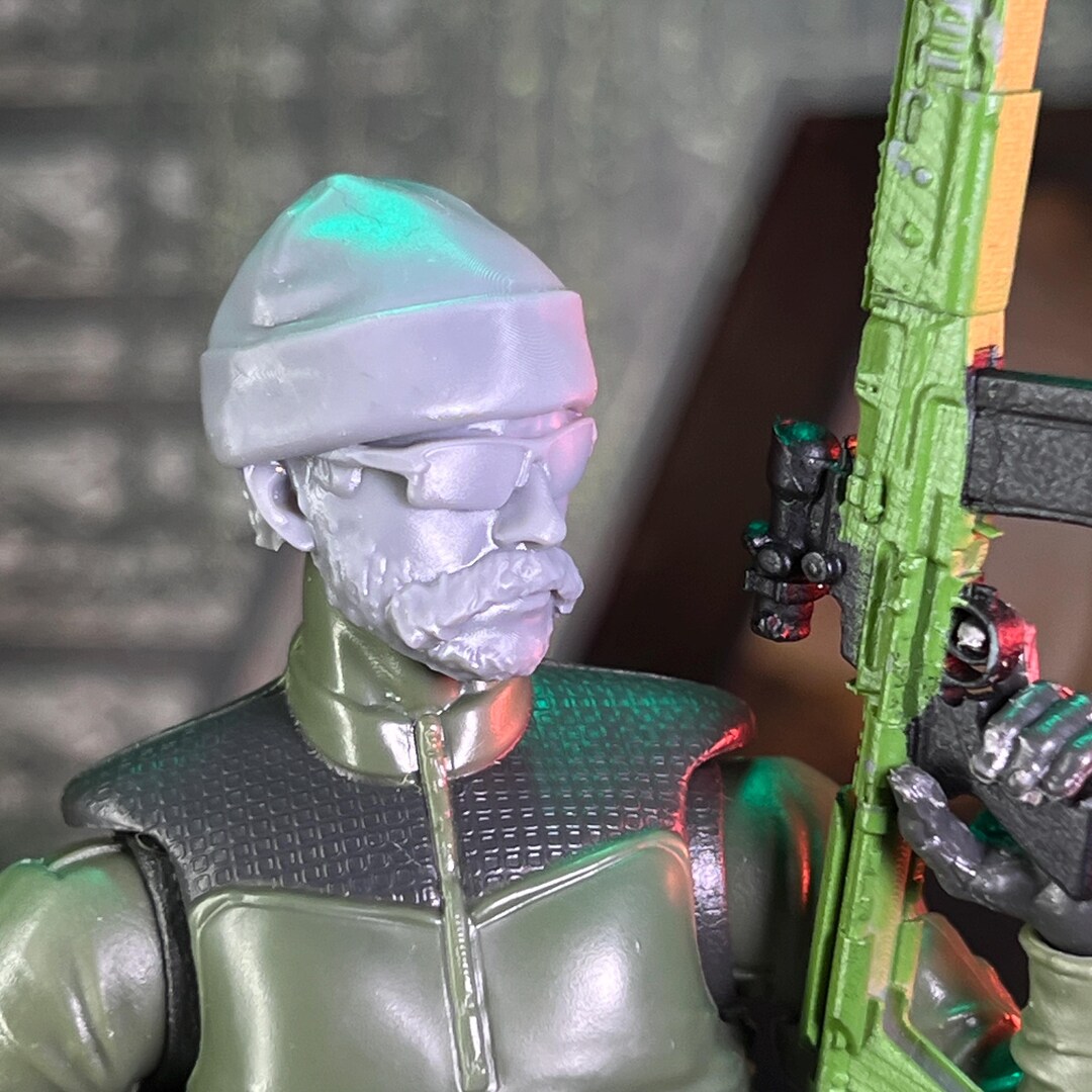 Bravo 1 Captain 3D Printed Head Sculpt (unfinished, Made to Order) - Etsy