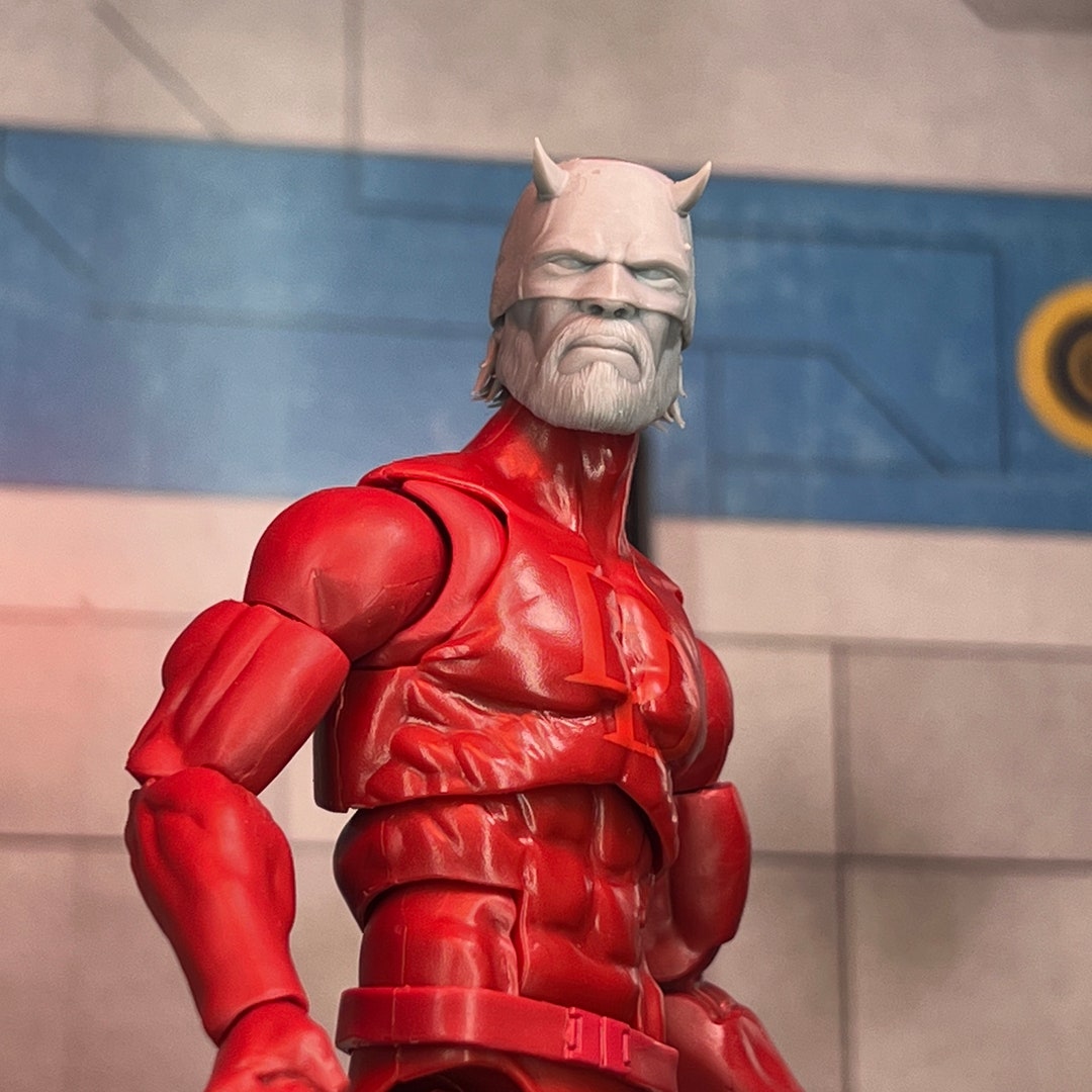 King Without Fear Street Vigilante Custom 3D Printed Head Sculpt ...