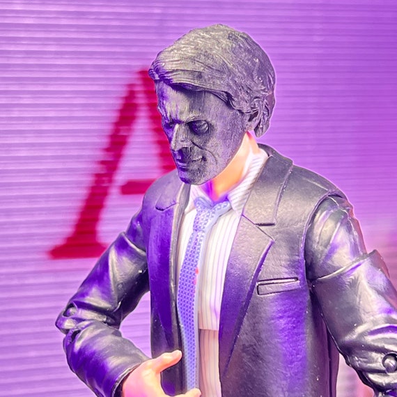 Crazed Oscorp CEO Custom 3D Printed Head Sculpt unfinished - Etsy