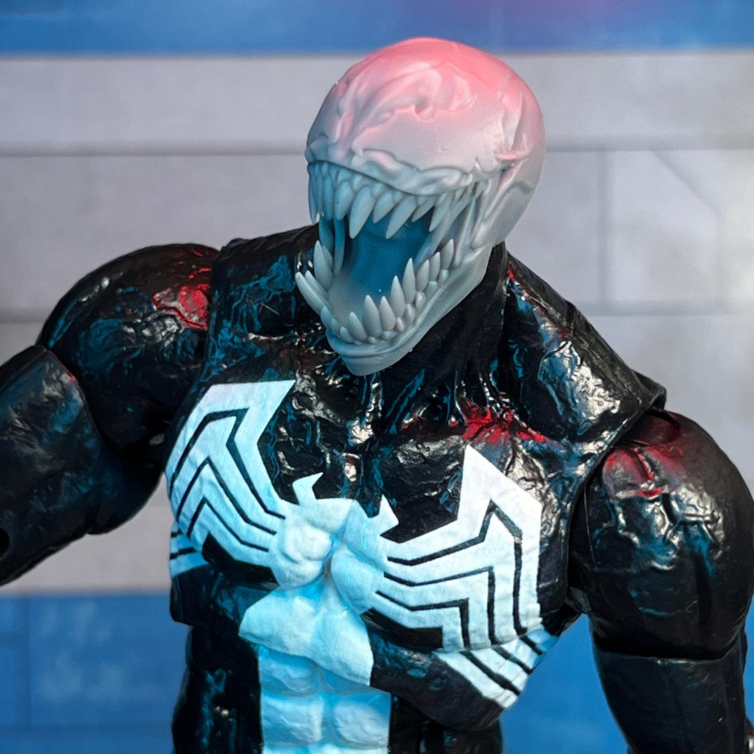 SP2 Spider Symbiote Monster XL- Roaring/open Mouth- 3D Printed Head ...
