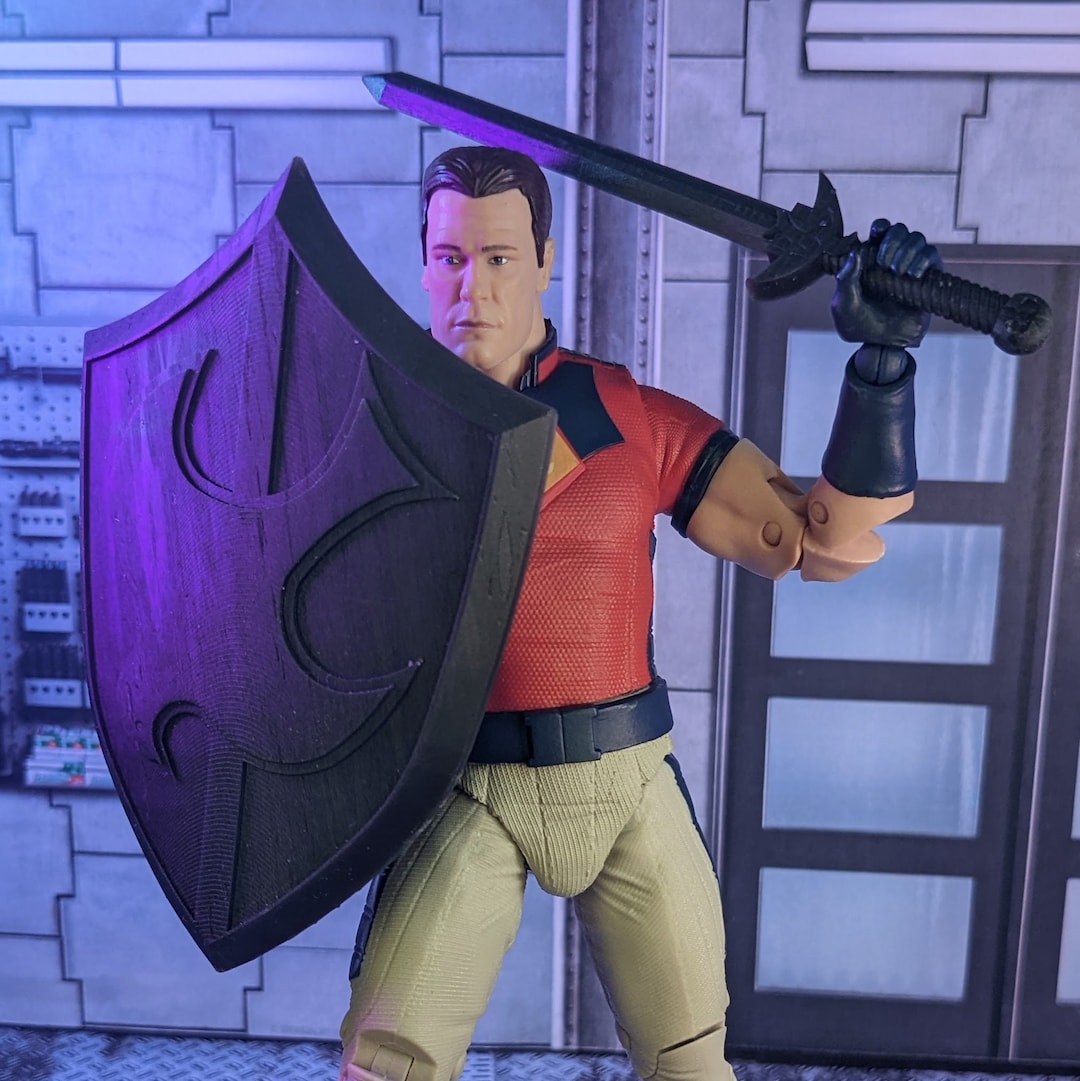 Peacemaker Shield 1:12 Toy Accessory (unfinished, Made to Order) - Etsy