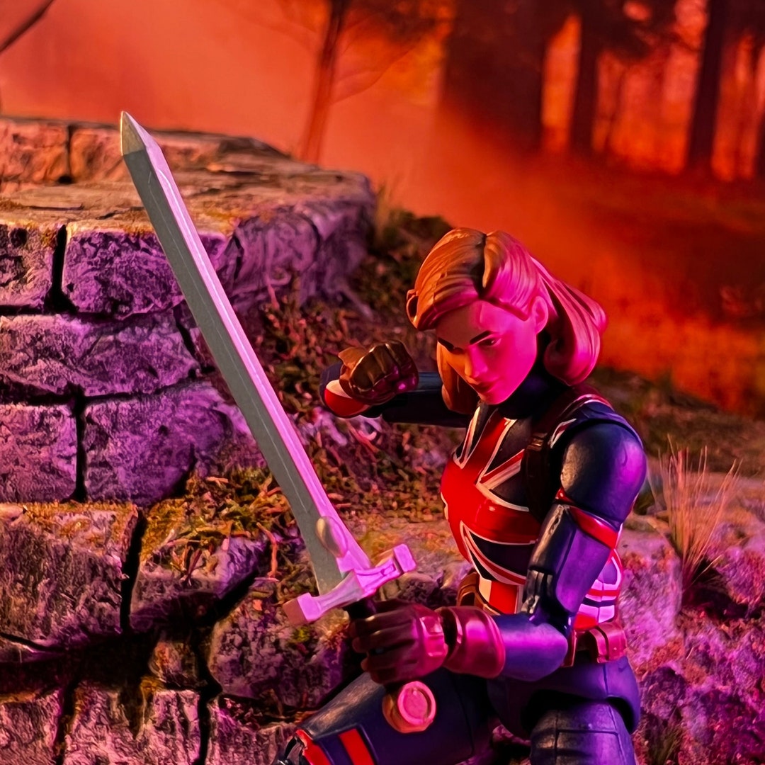 Excalibur Sword 1:12 Scale Toy Accessory (unfinished, Made to Order) - Etsy