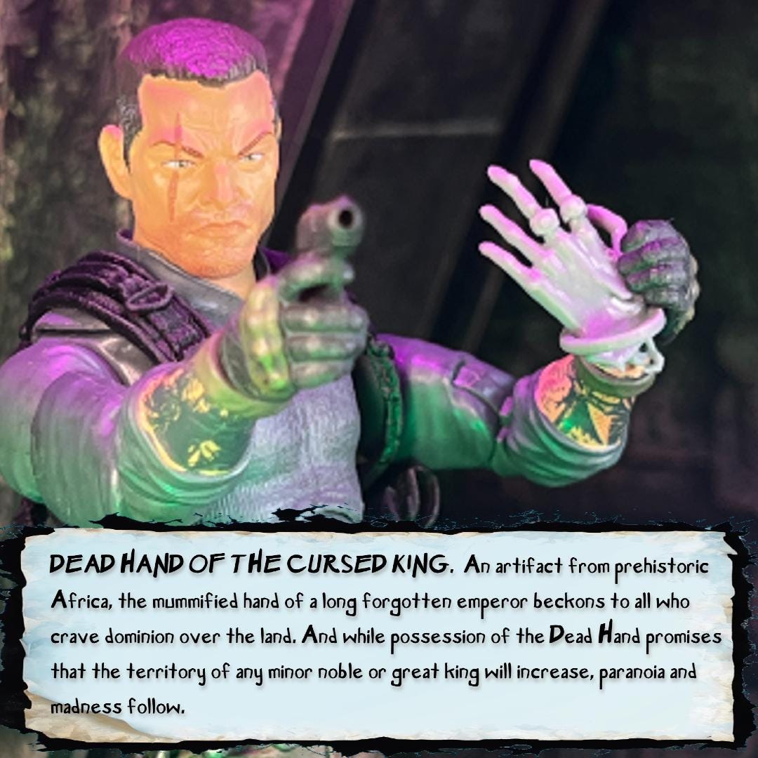 Dead Hand of the Cursed King - Cursed Item & Relics 1:12 Toy Accessory ...