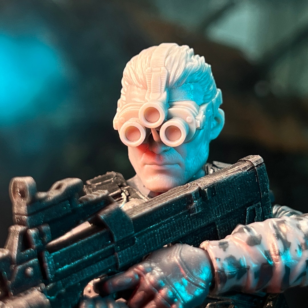 Third Echelon Veteran Operator -goggles Engaged- 3D Printed Head Sculpt ...