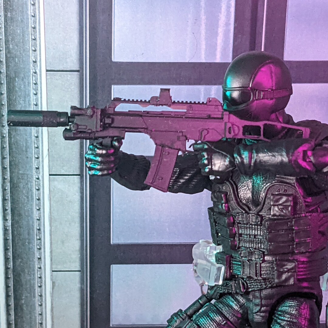 Sigyn the Fox Custom G36c Rifle 1:12 Scale Toy Accessory- Dark Arsenal ...