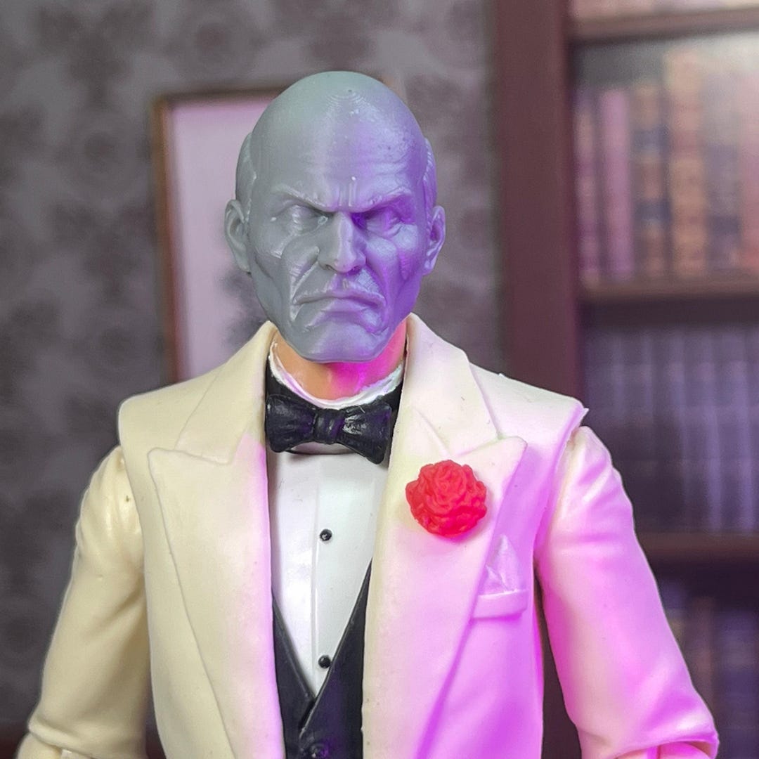 Posh Bat Butler Custom 3D Printed Head Sculpt (unfinished, Made to ...