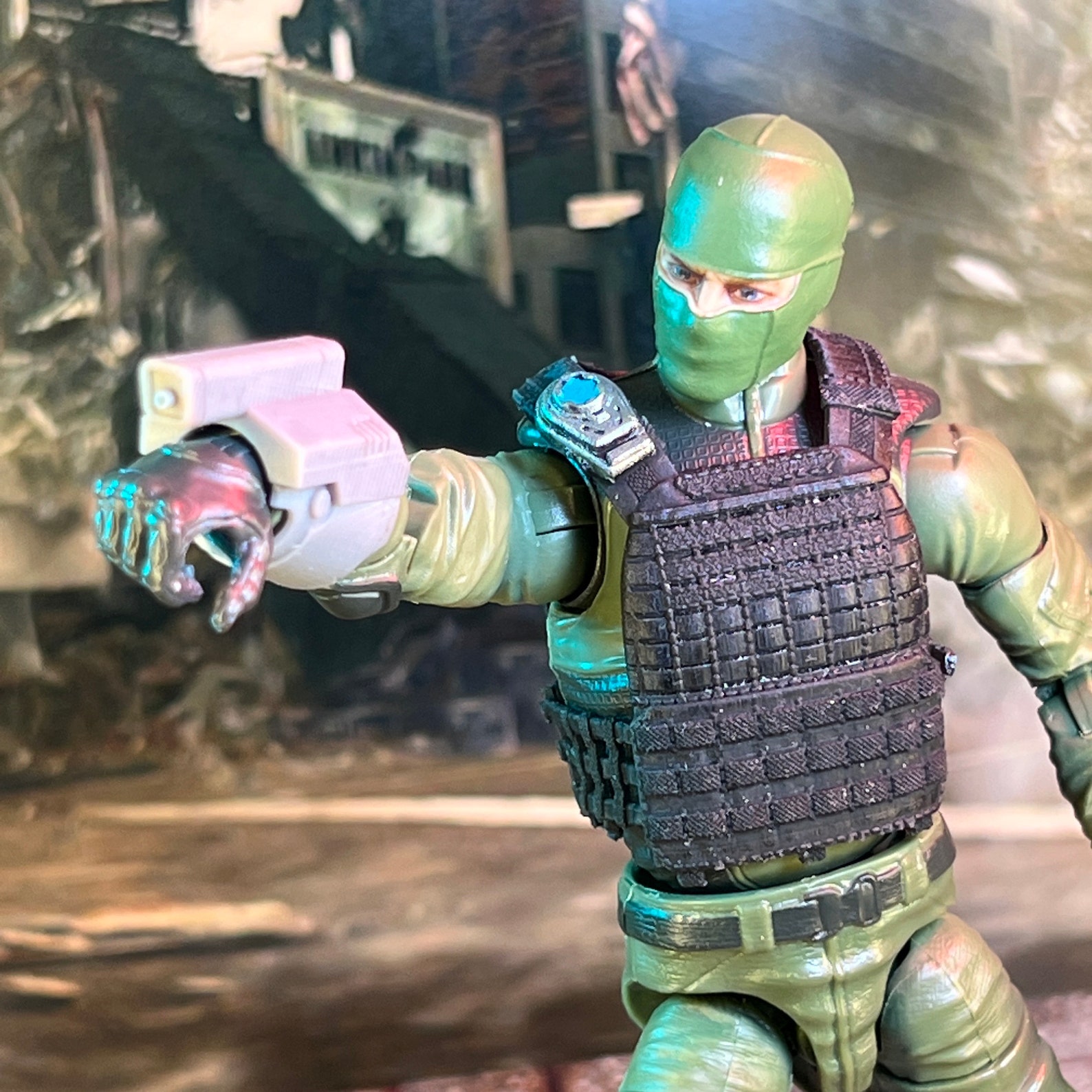 High Caliber Pistol Gauntlet 1:12 Toy Accessory unfinished - Etsy