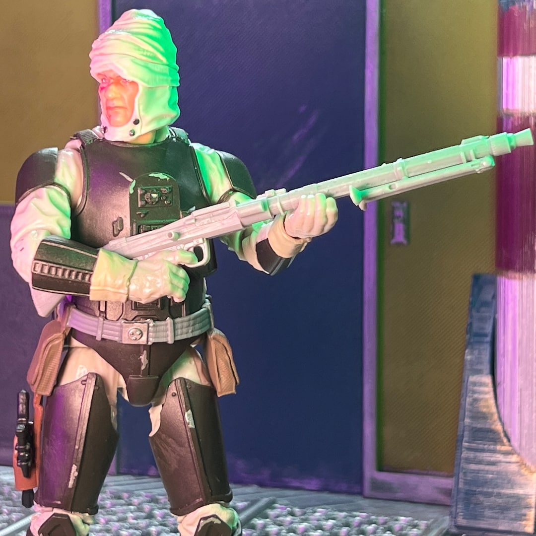 DLT-19 Heavy Blaster Rifle 1:12 Toy Accessory (unfinished, Made to ...