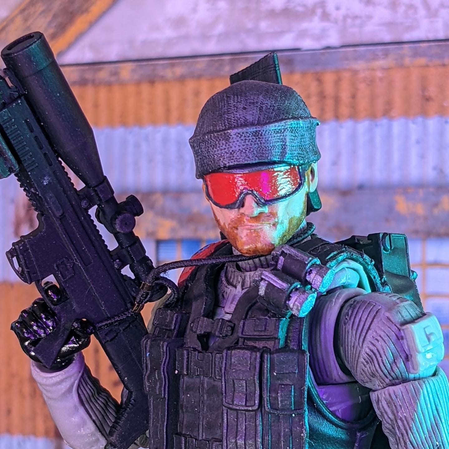 NIGHT SNIPER Custom 3D Printed Head Sculpt unfinished - Etsy
