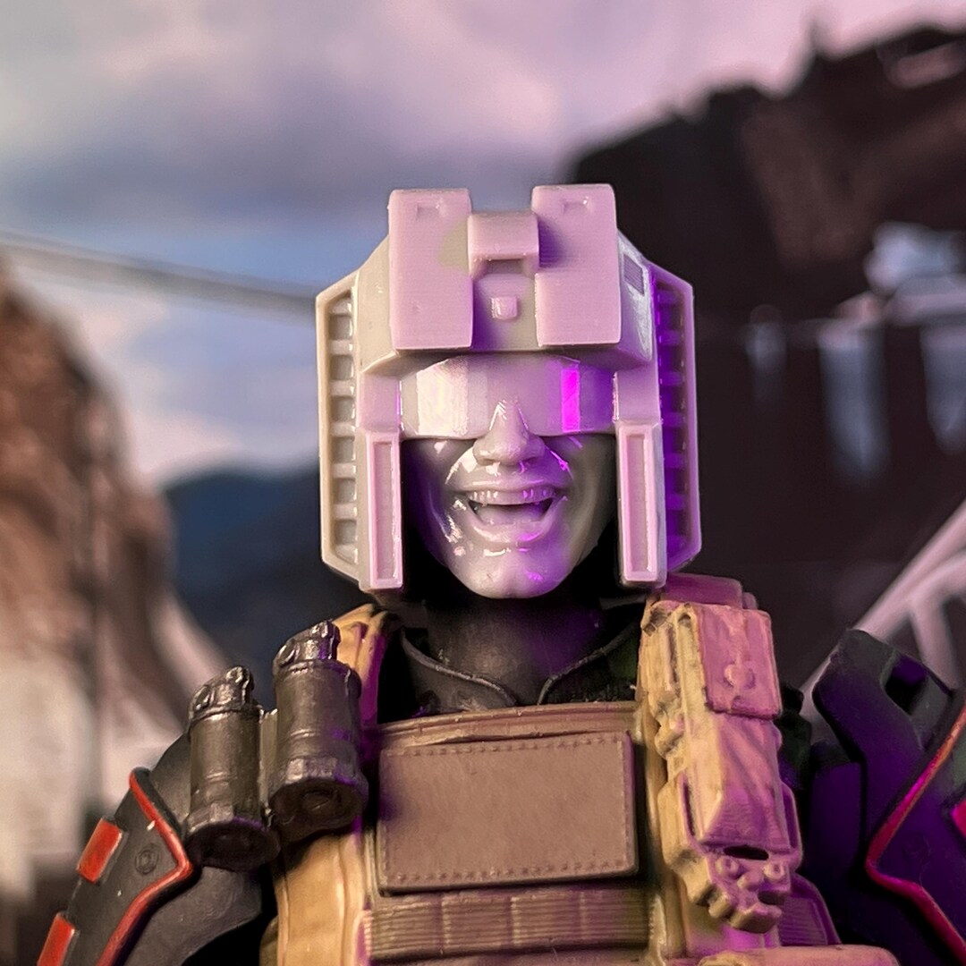 TF Elite- Seeker Soldier Codename Screamer -VISOR- 1:12 3D Printed Kit ...