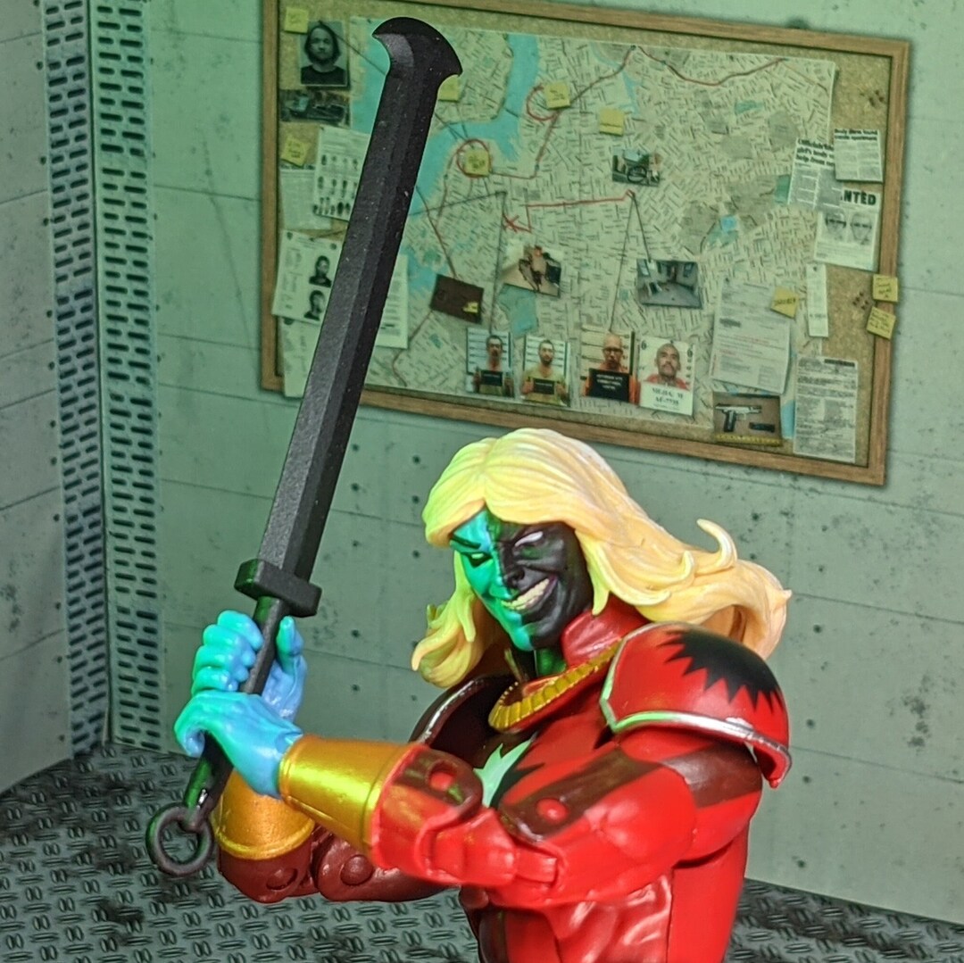 The Head Cleaver Great Sword 1:12 Toy Accessory. (unfinished, Made to ...