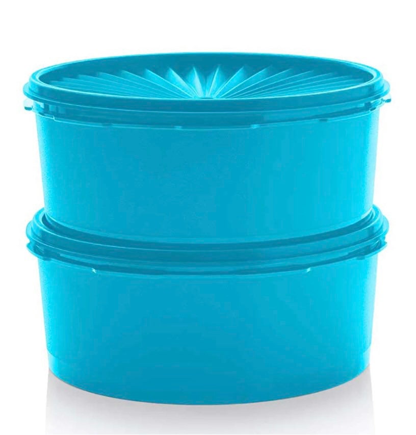 Tupperware Vintage Stackable 2-piece Canister Set - Etsy