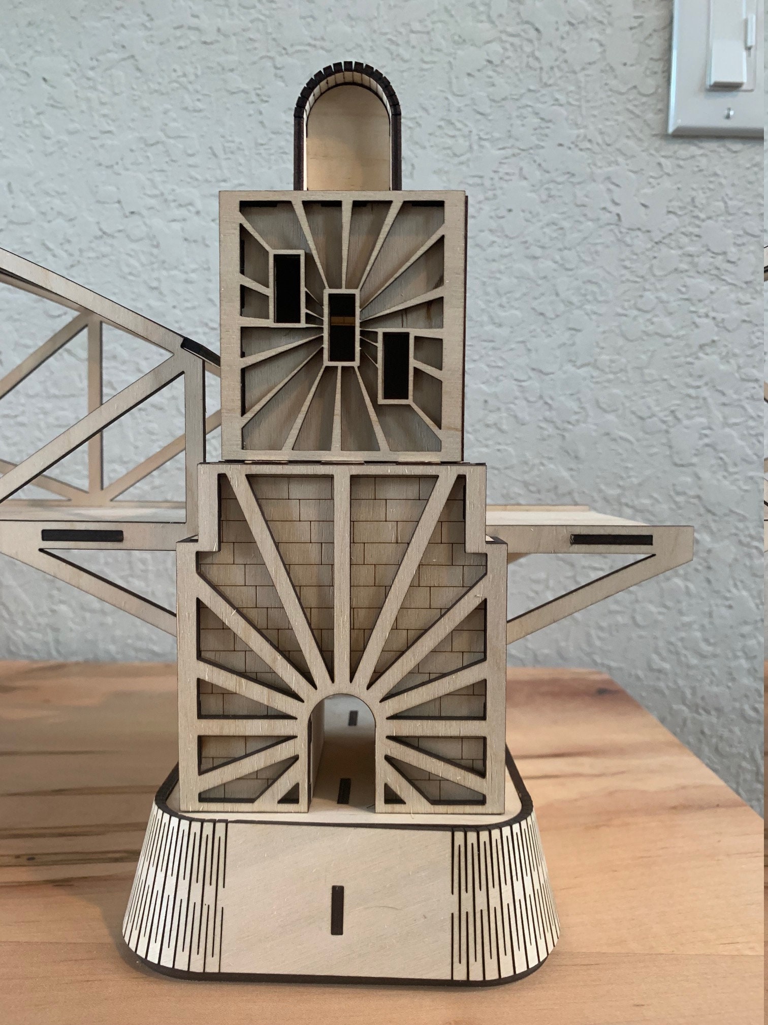 Digital Download Laser Cut Truss Bridge Glowforge | Etsy Australia