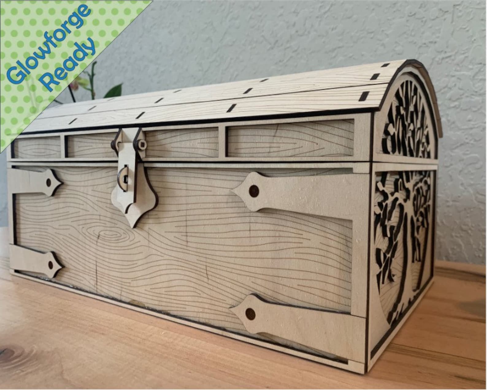 Digital Download Laser Cut Treasure Chest Hinged Storage - Etsy Australia