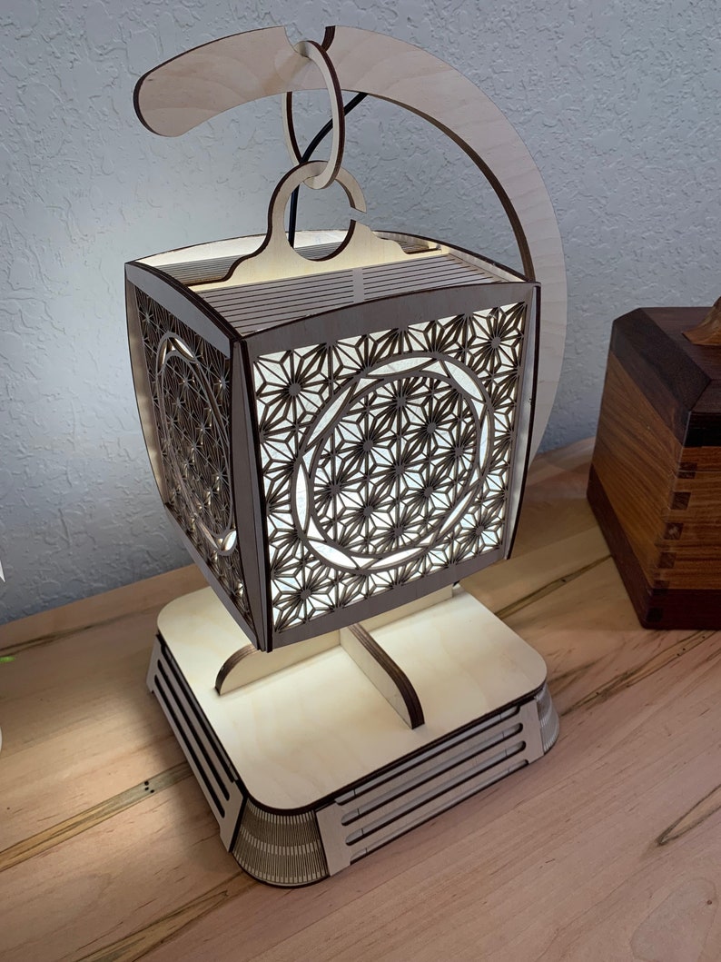 Digital Download Laser Cut Hanging Japanese Style Lantern - Etsy