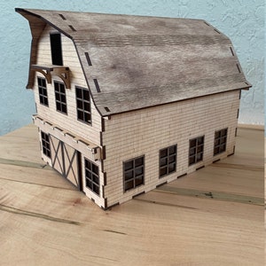 Digital Download, Miniature Barn, Laser Cut, Glowforge, Sliding Doors ...