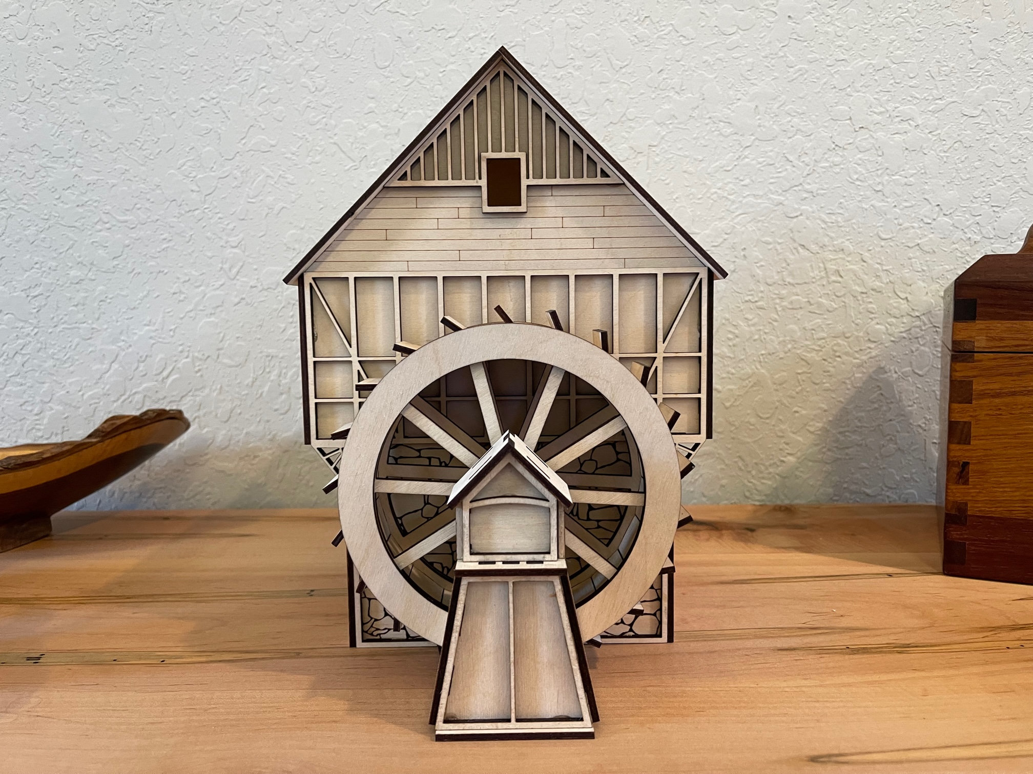 Digital Download SVG- Laser Cut Water Wheel Waterwheel Grain Mill ...