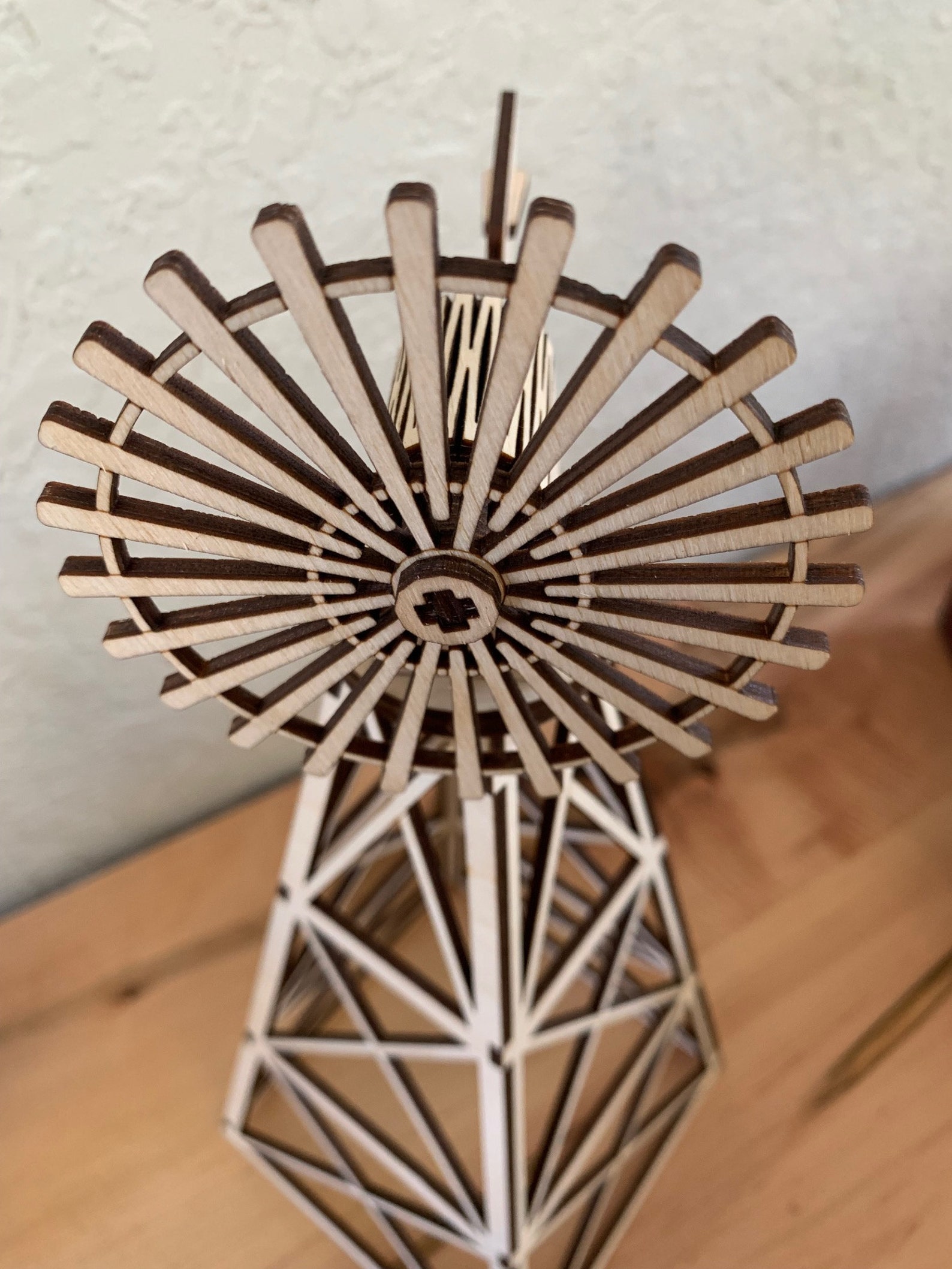 Digital Download, Miniature Windmill, Laser Cut, Glowforge, Farm ...
