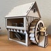 Digital Download SVG- Laser Cut Water Wheel Waterwheel Grain Mill ...