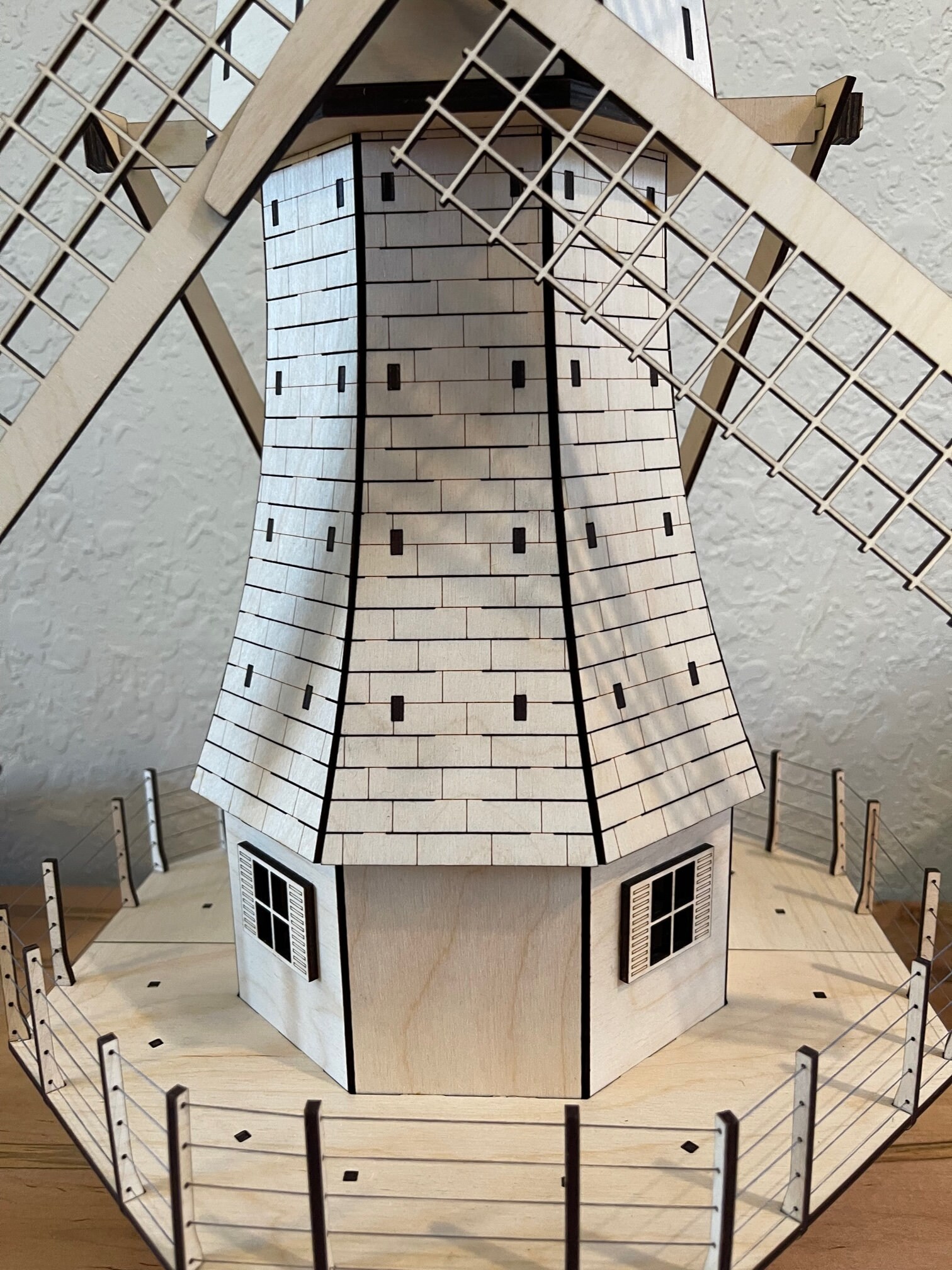 Digital Download SVG- Laser Cut Dutch Windmill, Netherlands, Glowforge ...