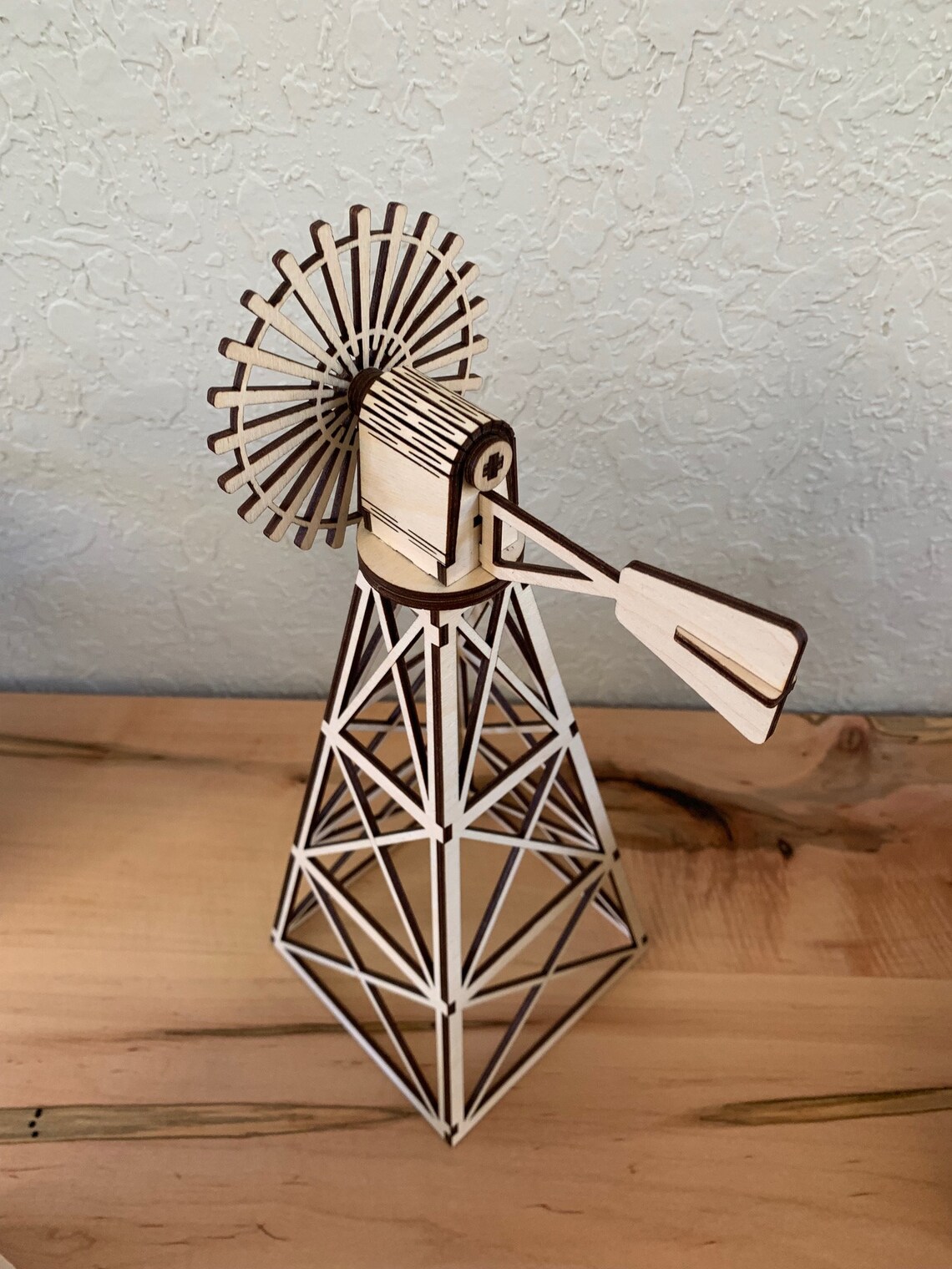 Digital Download Miniature Windmill Laser Cut Glowforge - Etsy