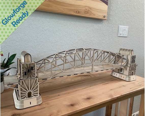 Digital Download Laser Cut Truss Bridge Glowforge | Etsy