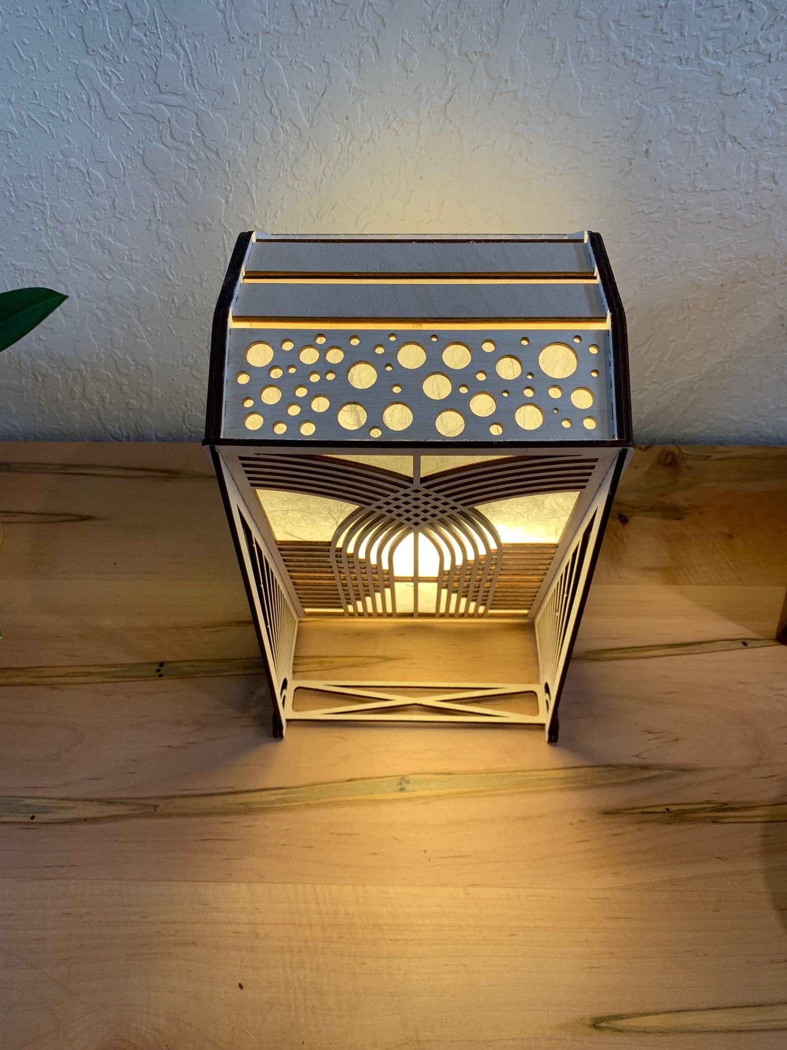 Digital Download Laser Cut Art Deco Style Lamp Lantern - Etsy