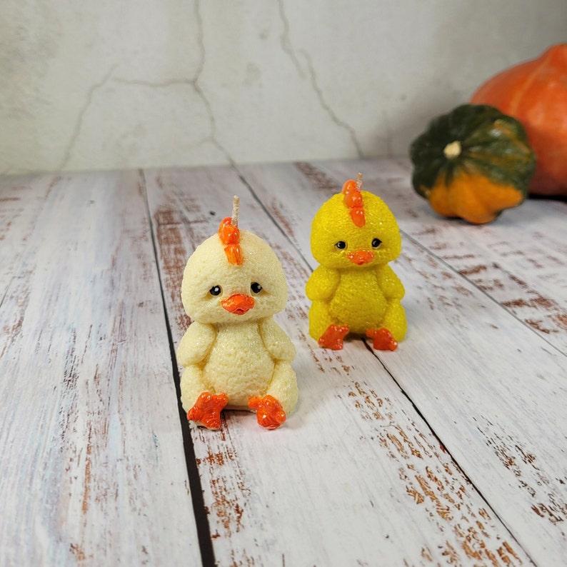 Chicken Souvenir Cute Mini Bees Wax Candle, Beeswax Candle, Funny ...