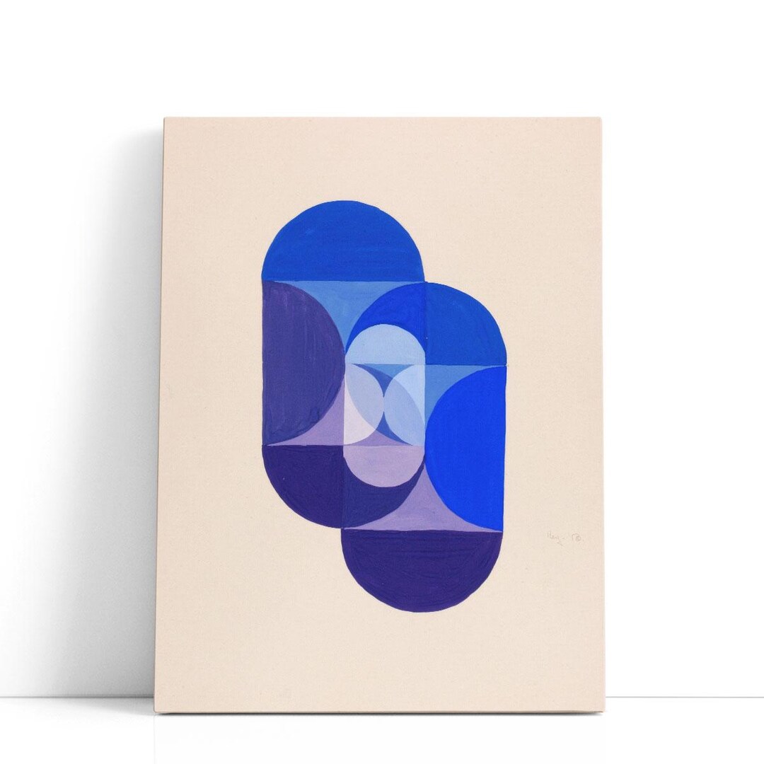 Joseph Schillinger Prints, Key Blue | Canvas Print Wall Art - Etsy