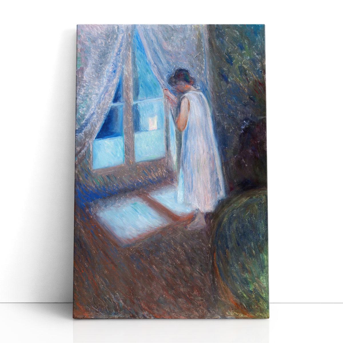 Edvard Munch Art, the Girl by the Window, 1893 | Canvas Print Wall Art ...