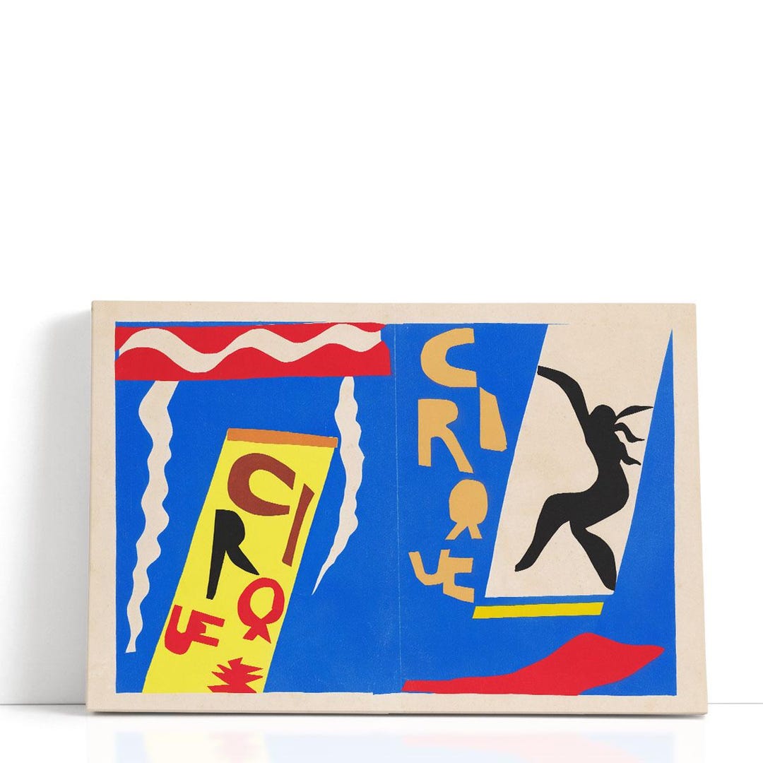 Henri Matisse Prints, the Circus, Jazz, 1947 | Canvas Print Wall Art - Etsy