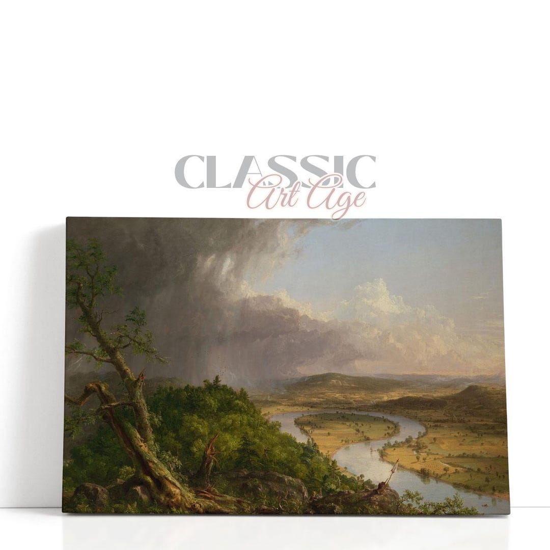 Thomas Cole Painting, the Oxbow, 1836 – Canvas Print Wall Art - Etsy