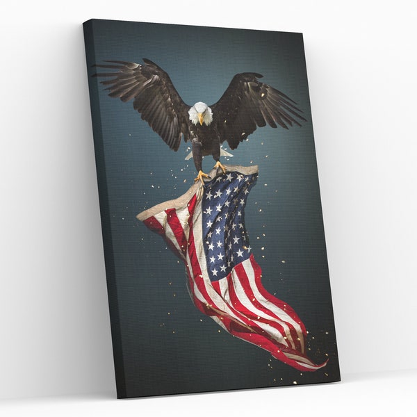 American Eagle Poster - Etsy