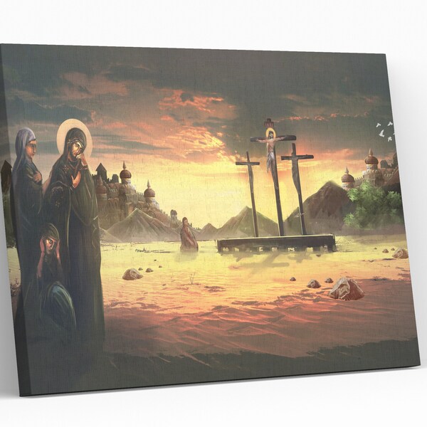 Crucifixion of Jesus Poster - Etsy