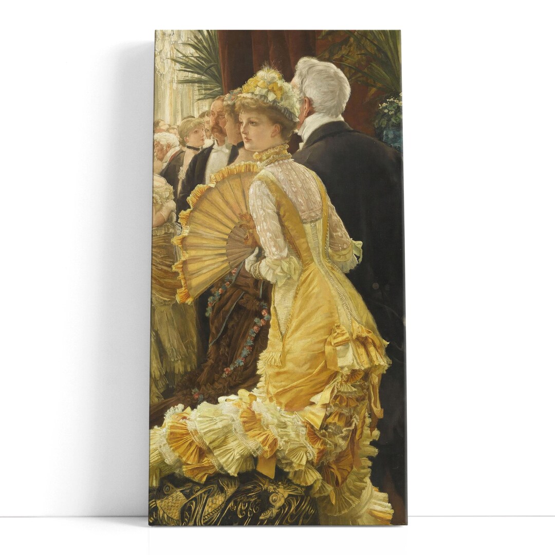 James Tissot Painting, the Ball, 1880 | Canvas Print Wall Art - Etsy