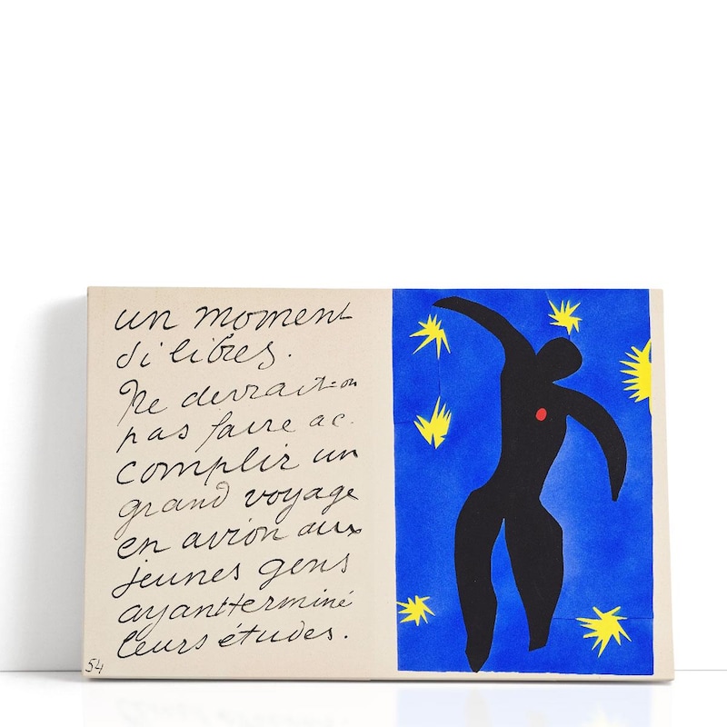 Icarus Matisse With Frame - Etsy