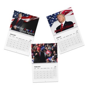 Trump Calendar 2025 - Etsy