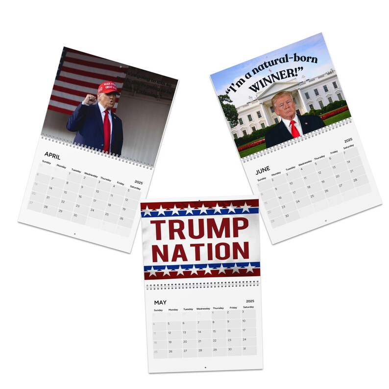 Trump Calendar 2025 - Etsy