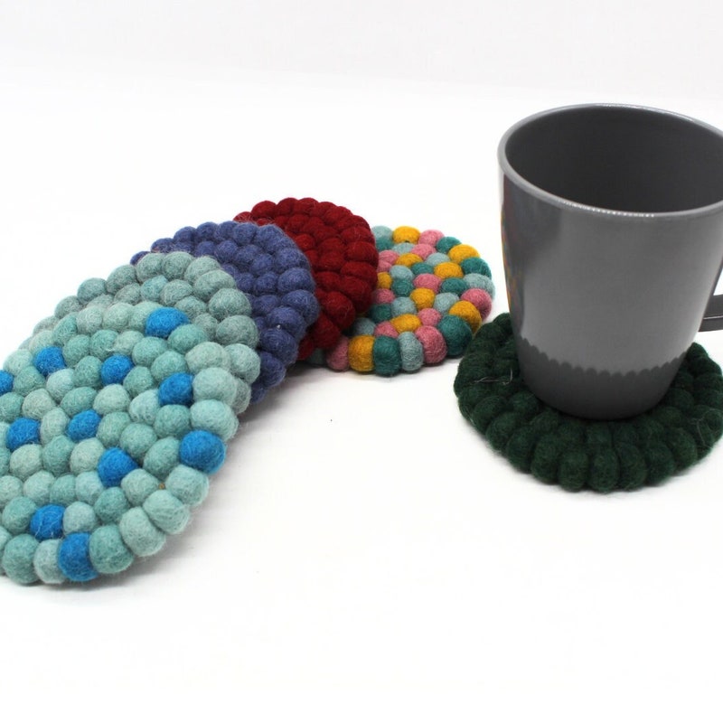 Felt Coasters - Etsy