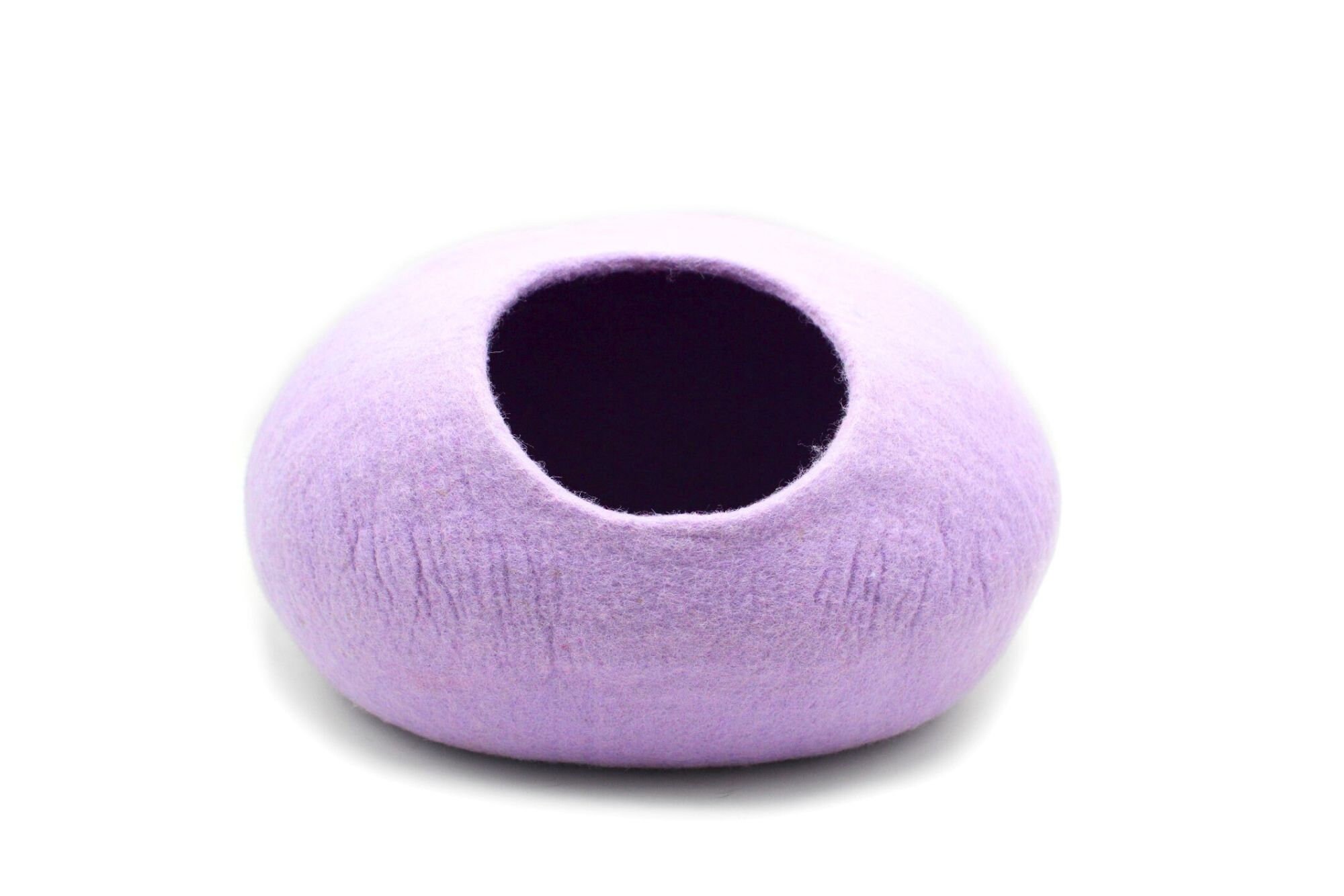 Felt Purple Cat Cave Cat Nap Cocoon Premium Wool Cave - Etsy