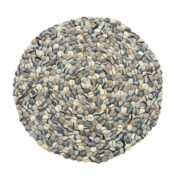 Felt Stones Rug - Etsy