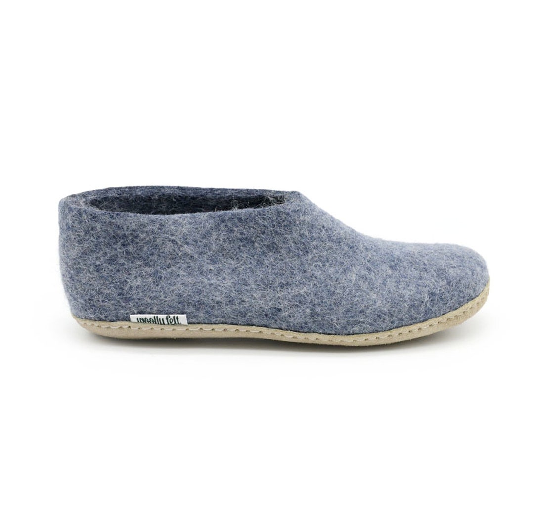 100% Pure Merino Wool Shoes - Handmade Felt Adult Shoes - Felt Wool ...