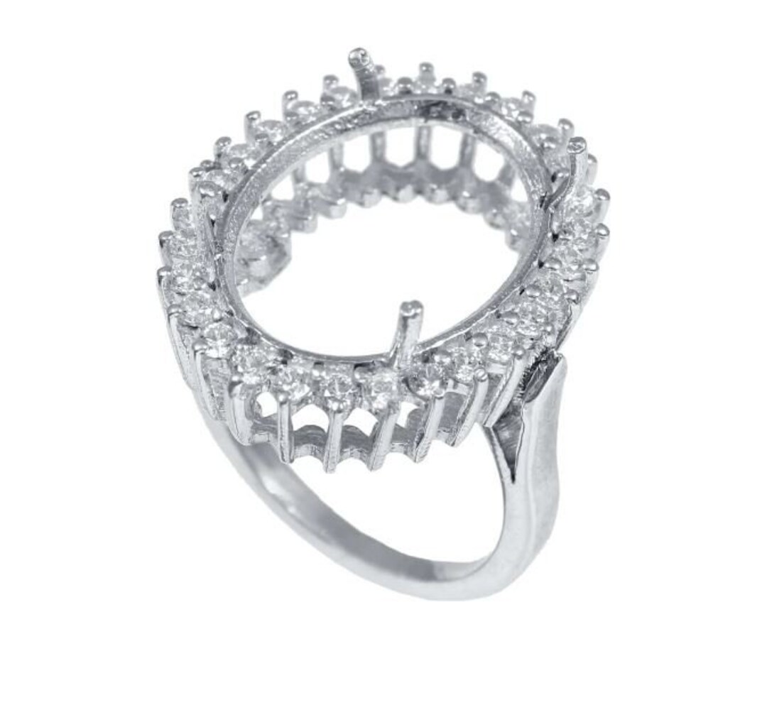 Ring Settings With Stone Semi Mount 10x14 Mm Oval Ring Setting ...