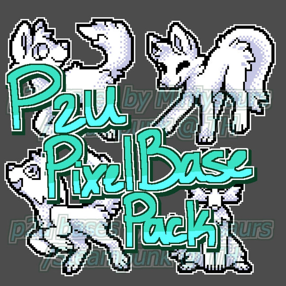 P2U 75x75 Feral Fullbody Pixel Icon Base Pack - Etsy