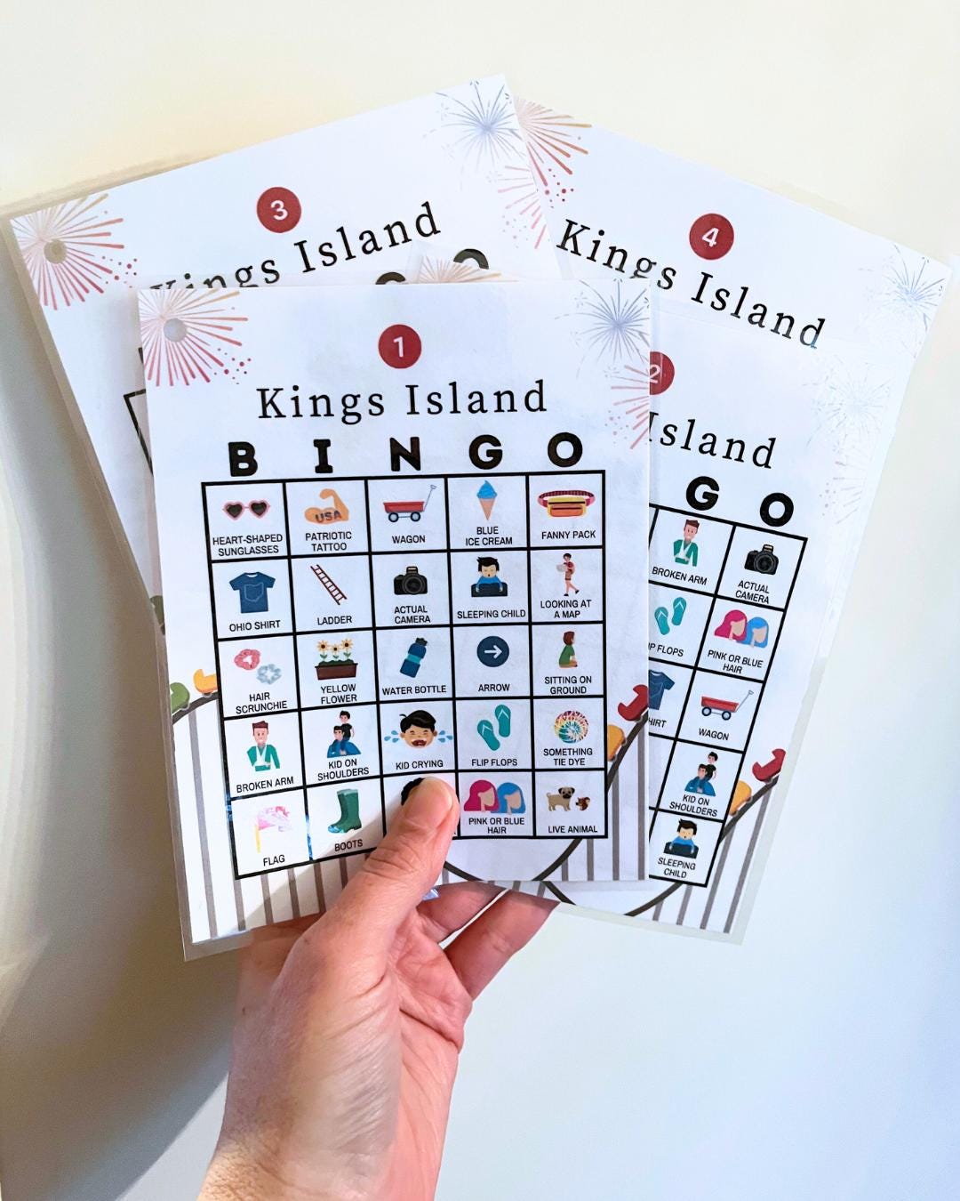Kings Island Bingo (printed/laminated!) - Etsy