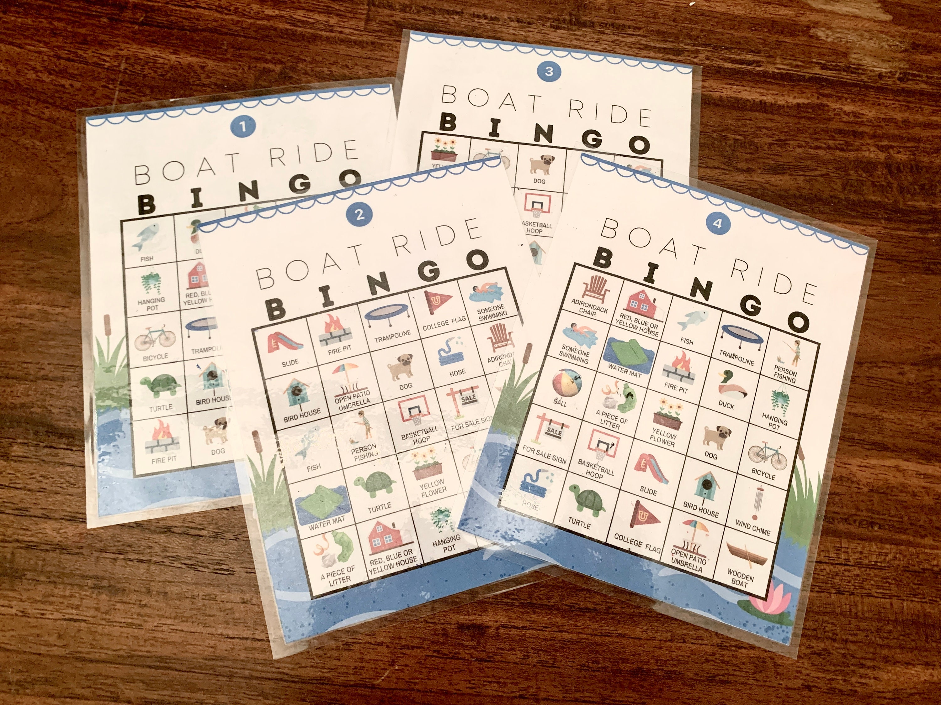 Boat Ride Bingo - Etsy