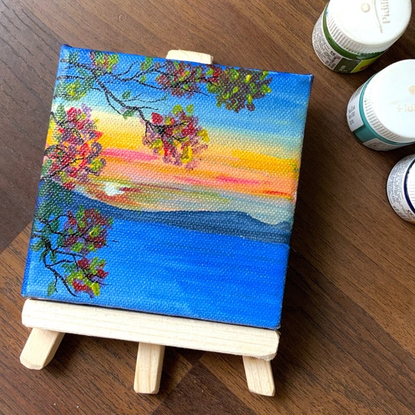 Mini Canvas Painting - Etsy