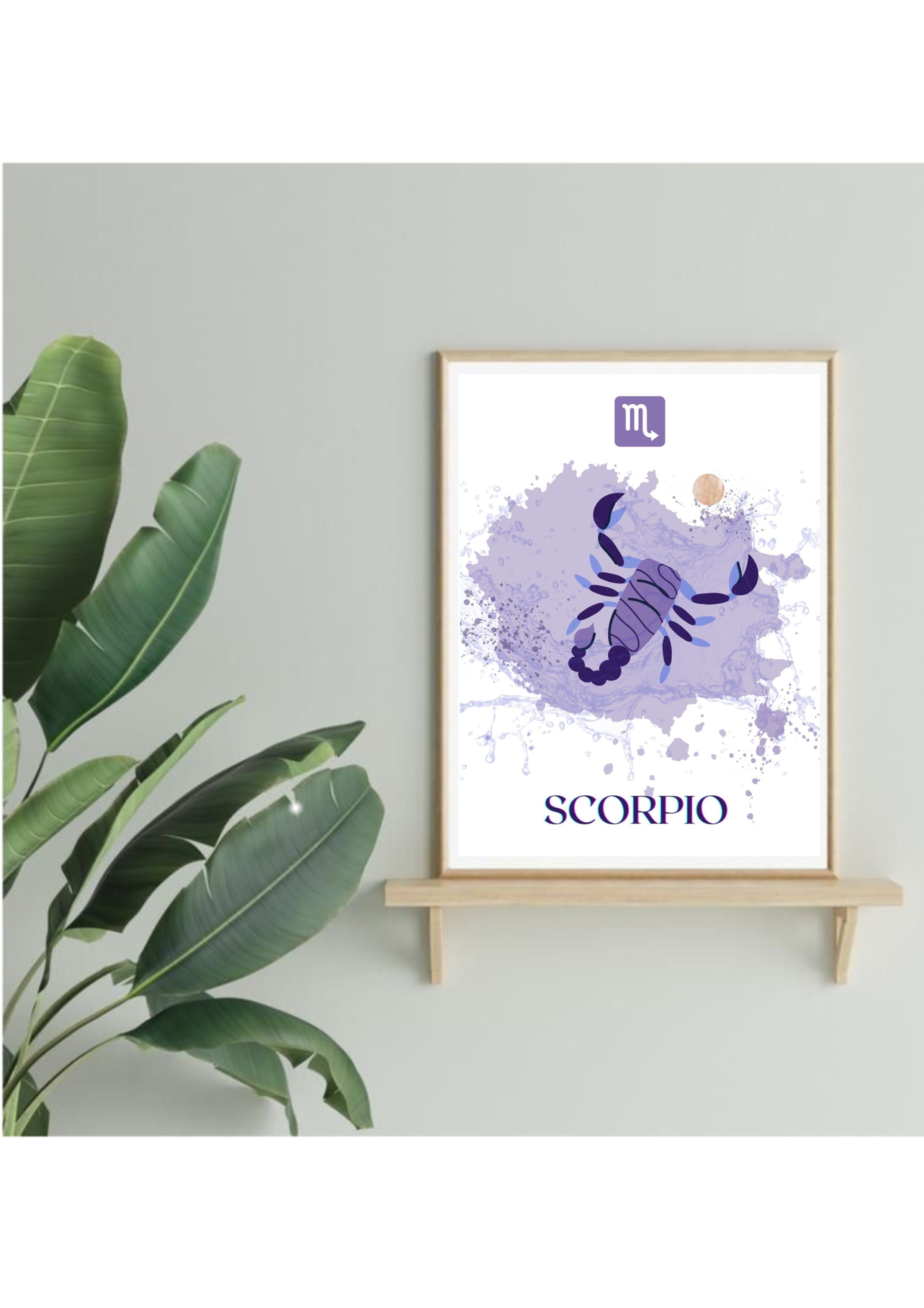 Buy Scorpio Zodiac Print, Scorpio Star Sign, Scorpio Poster, Tarot Card ...