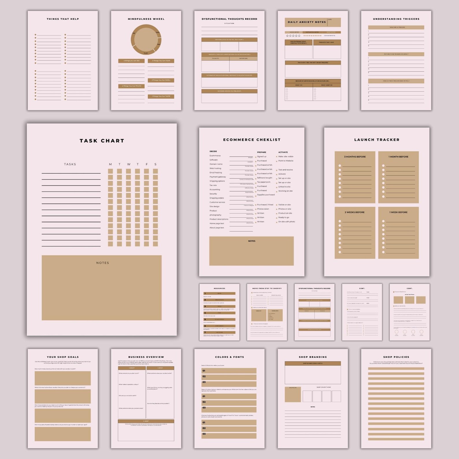 Shopify Planner Stay Organized, Achieve Goals, and Elevate Your Shop ...